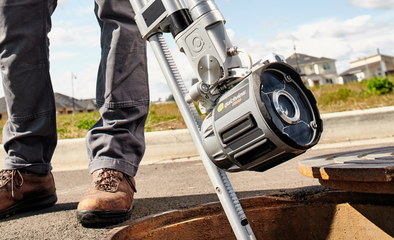 Quickview airHD Sewer Zoom Assessment Camera